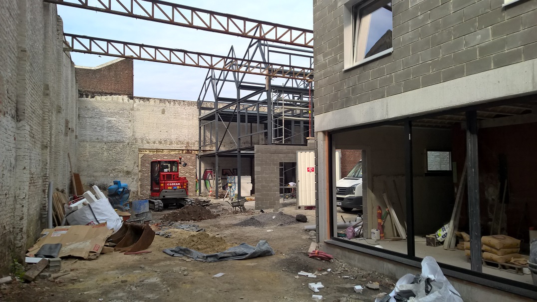 Chantier à Lille - menuiserie Alu